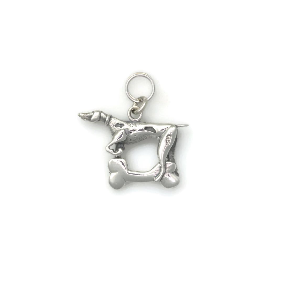 Sterling Silver German Short Haired Pointer Charm Silver - Etsy