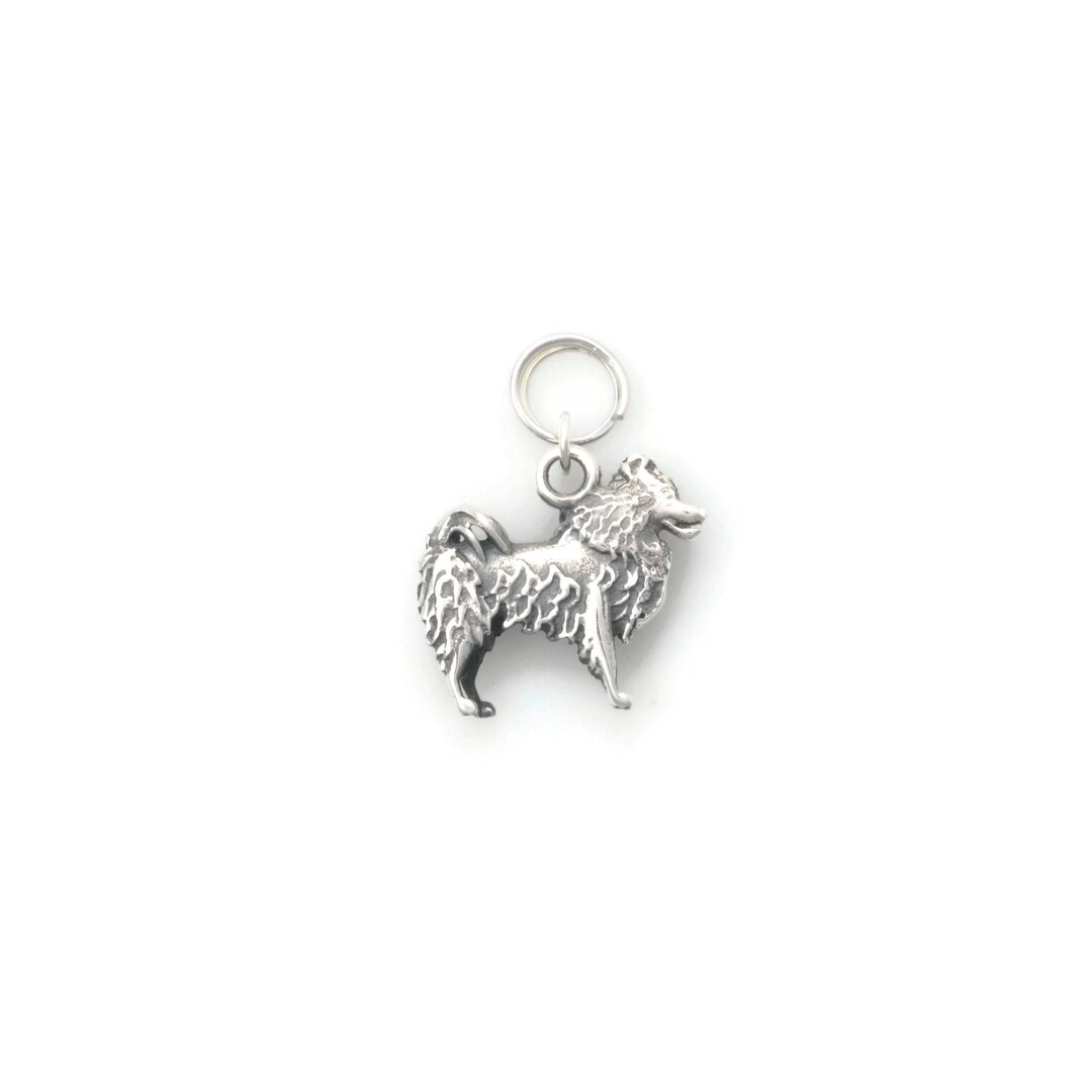 Sterling Silver American Eskimo Charm Silver American Eskimo - Etsy