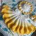 Beautiful Shades of Yellow Crochet Set, Comes With Dress, Hat and Shoes ...