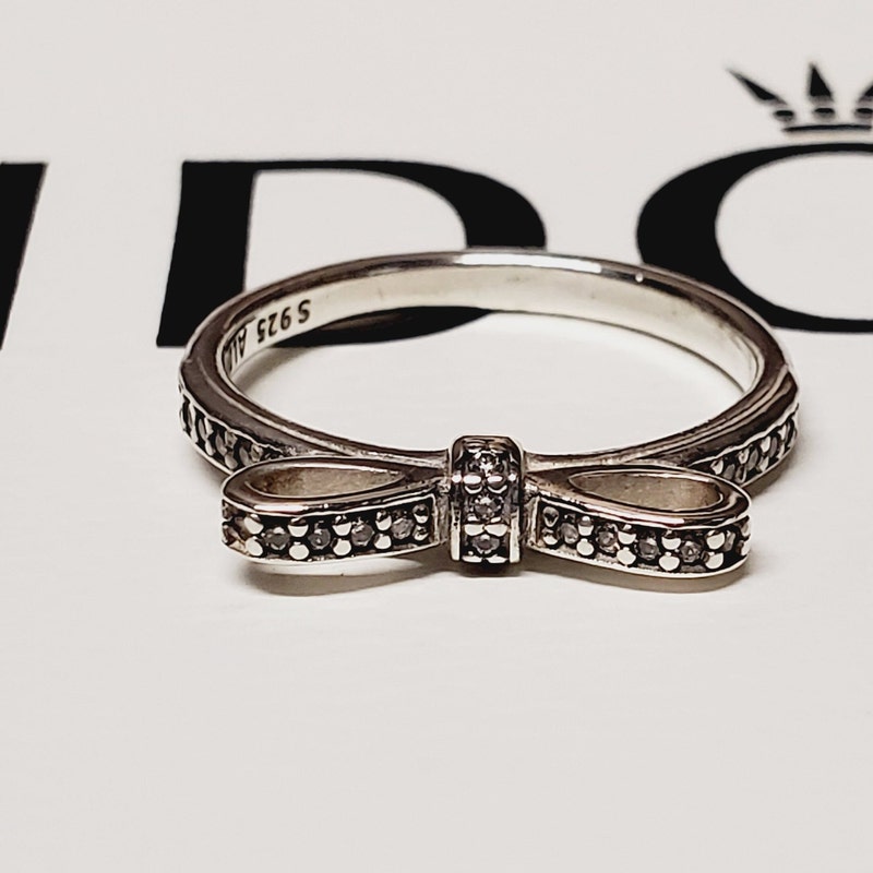 Pandora Bow Ring Silver - Etsy
