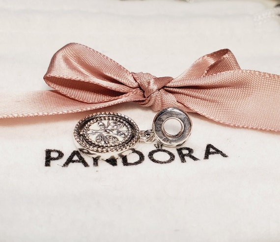 Authentic Pandora Spinning Family Tree Dangle Charm #… - Gem