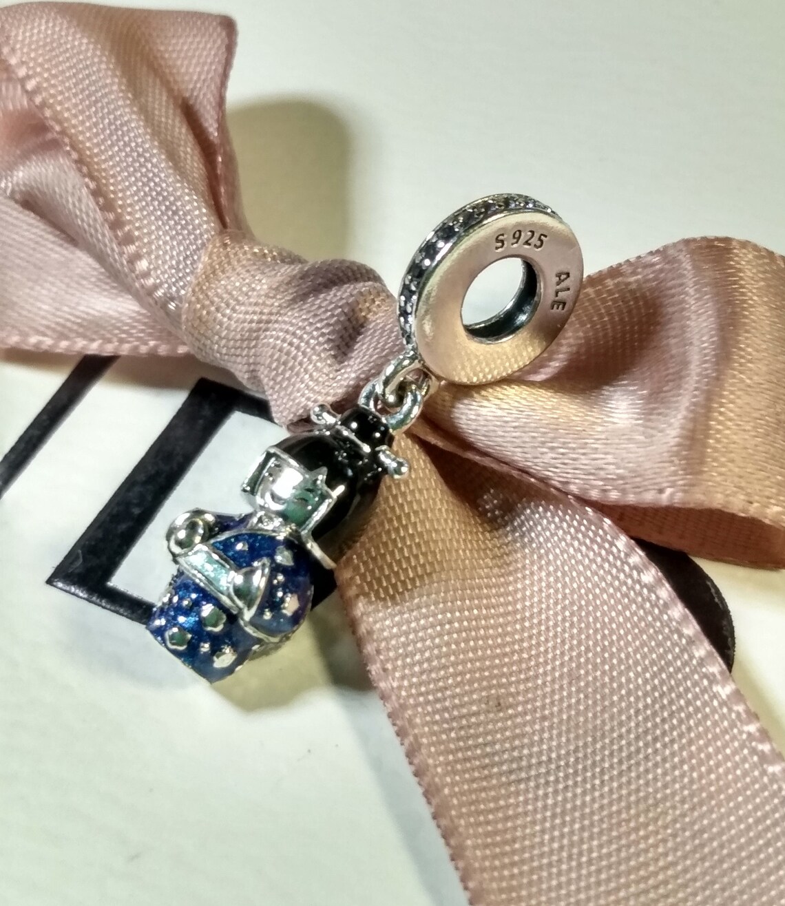 Authentic Pandora Silver Charm Japanese Doll in Blue Kimono | Etsy