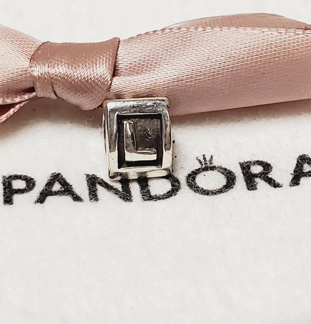 Authentic Pandora Letter L Sterling Silver Initial Charm #790323 L Bead ...
