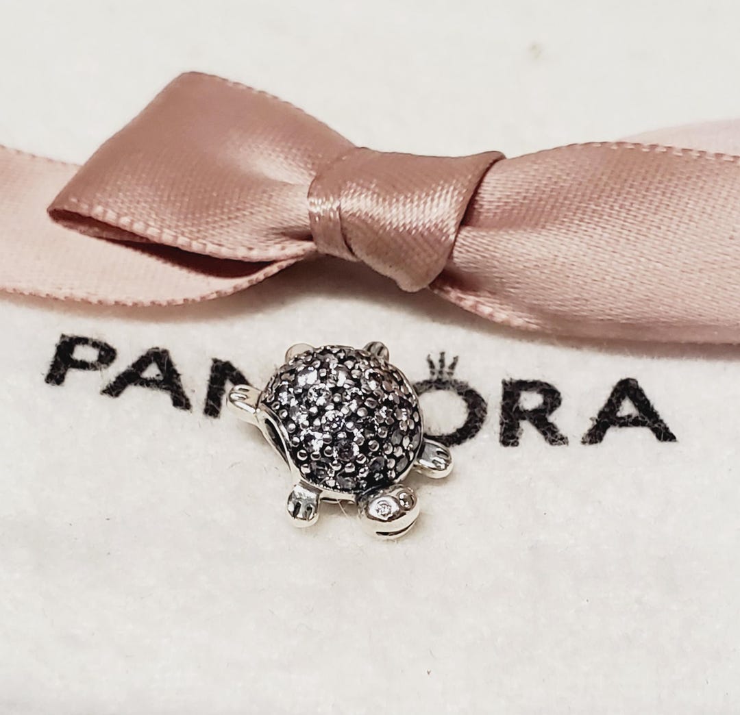 Authentic Pandora Sterling Silver Sea Turtle Charm 791538CZ - Etsy