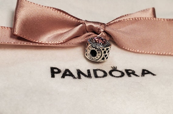Authentic Pandora Essence APPRECIATION Pink & Clear C… - Gem