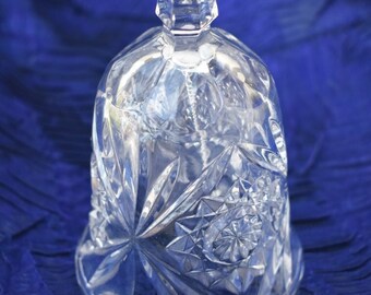 Pressed Glass Bell - Etsy