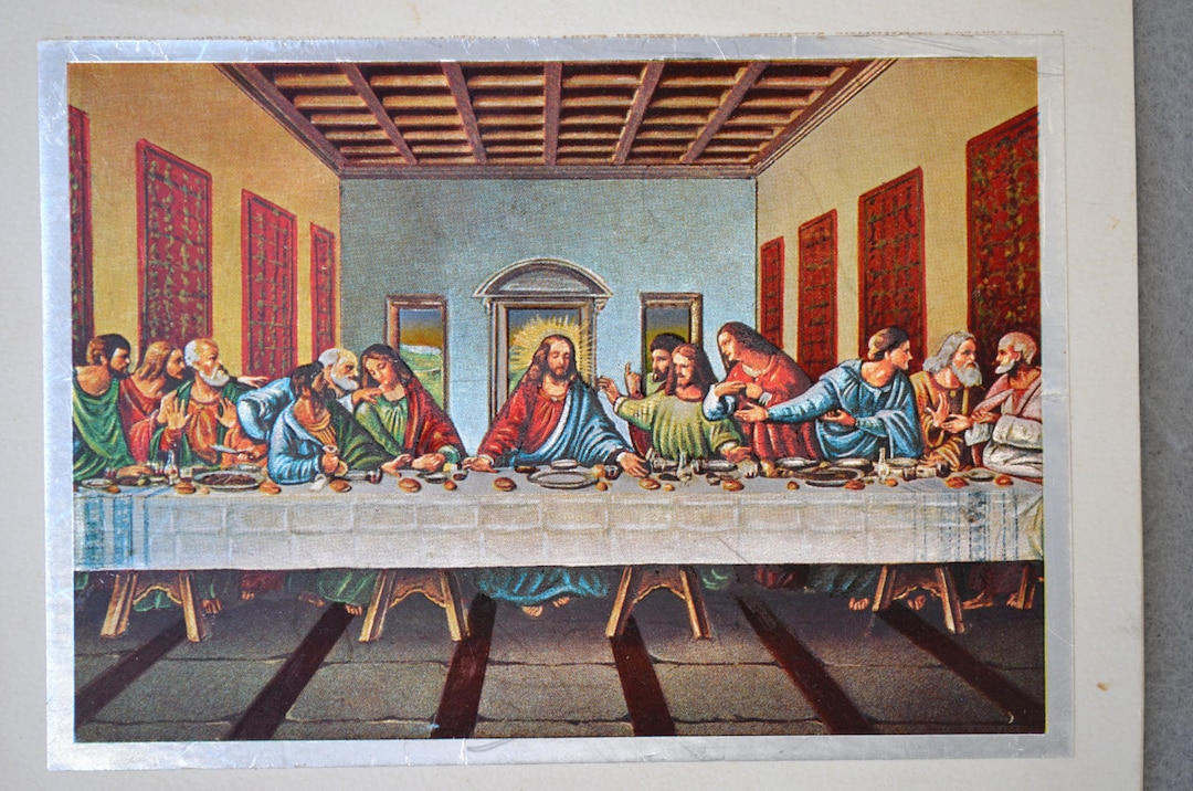 The Last Supper Card and Post Card Vintage - Etsy