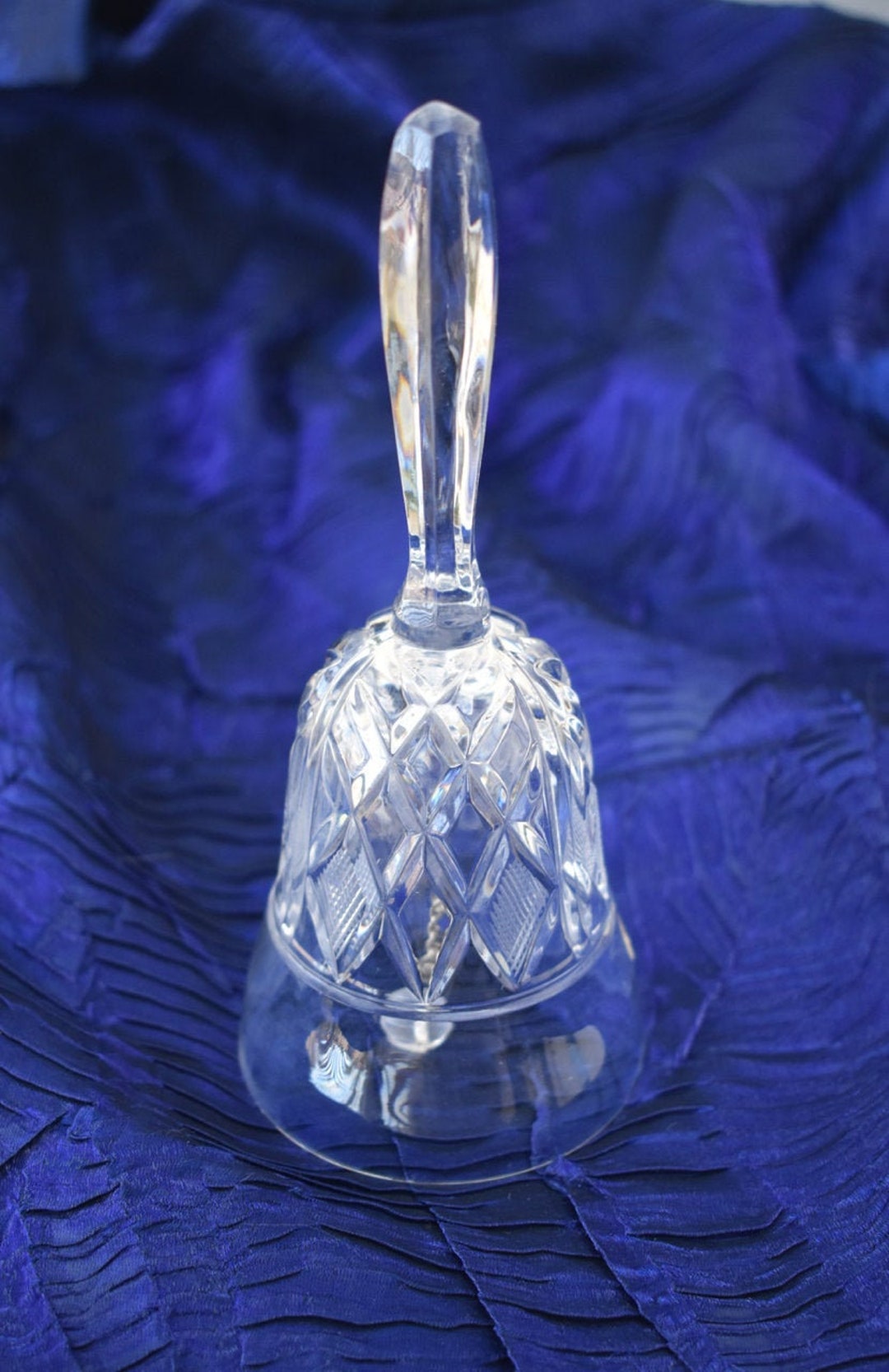 Cut Glass Bell Made in Western Germany Vintage - Etsy