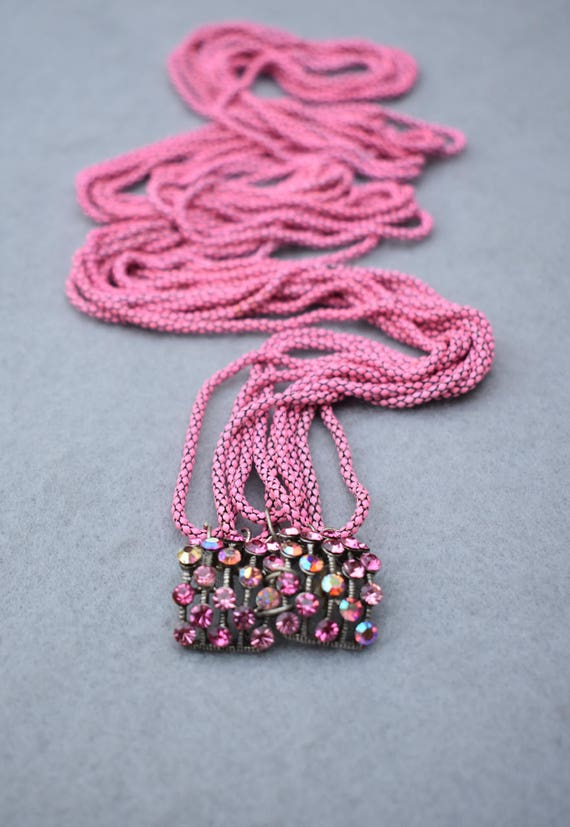 rhinestone mesh chains - Gem