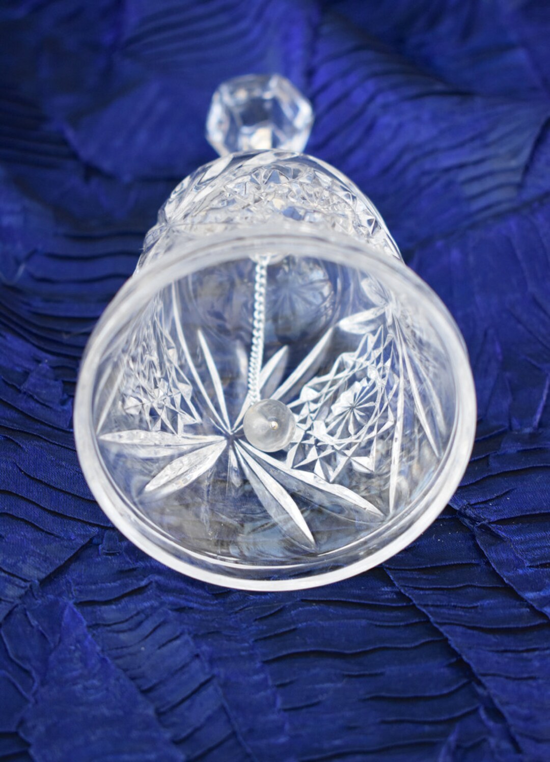 Pressed Glass Bell 70's Vintage - Etsy