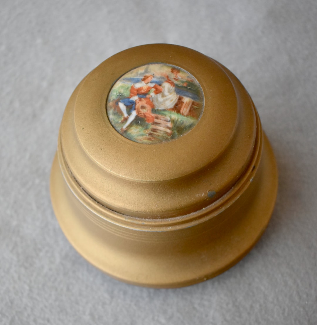 Powder Music Box Mid Century Vintage Vanity - Etsy