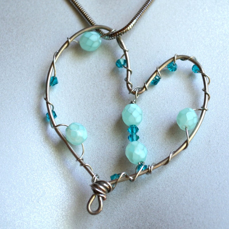 Wire Wrapped Heart - Etsy