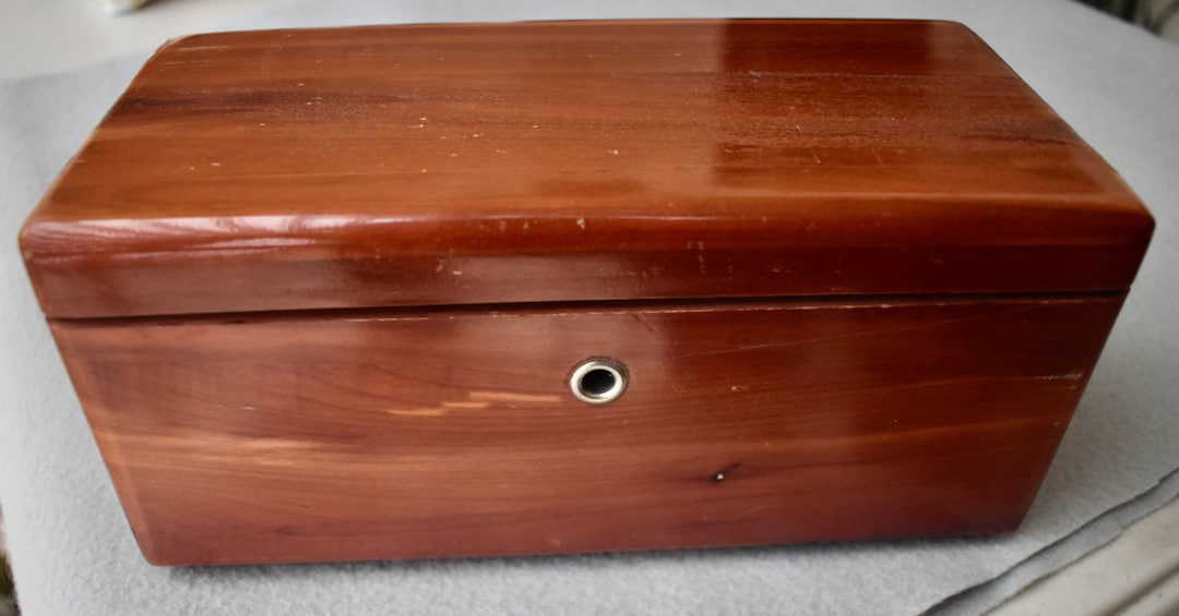 Mini Lane Cedar Chest Keepsake Jewelry Box Mid Century Vintage - Etsy