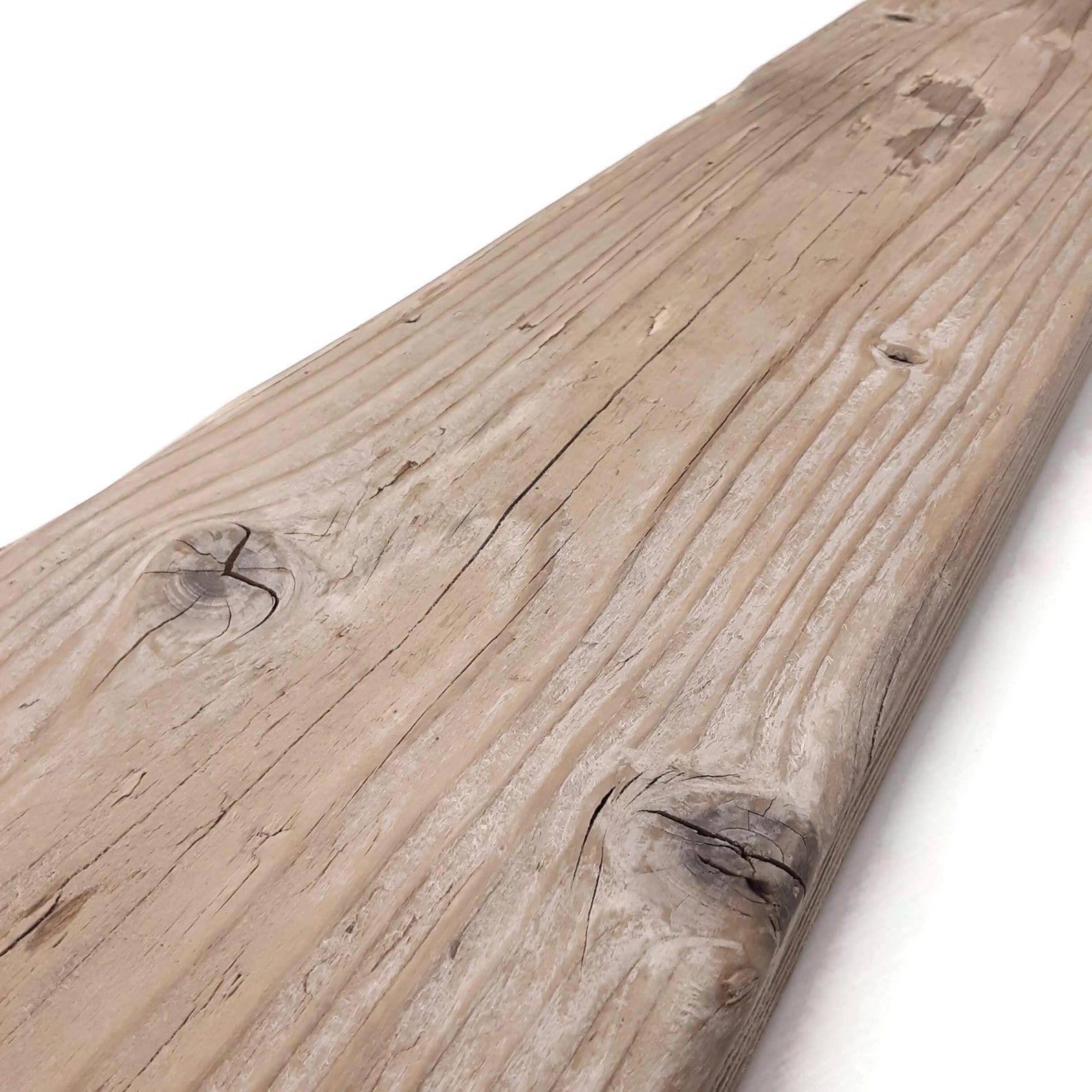 68" XL Knotty Driftwood Plank With Choppy End | Large Driftwood Shelf ...