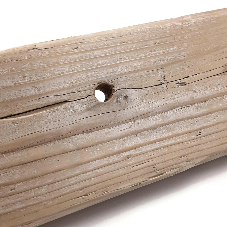 68" XL Knotty Driftwood Plank With Choppy End | Large Driftwood Shelf ...