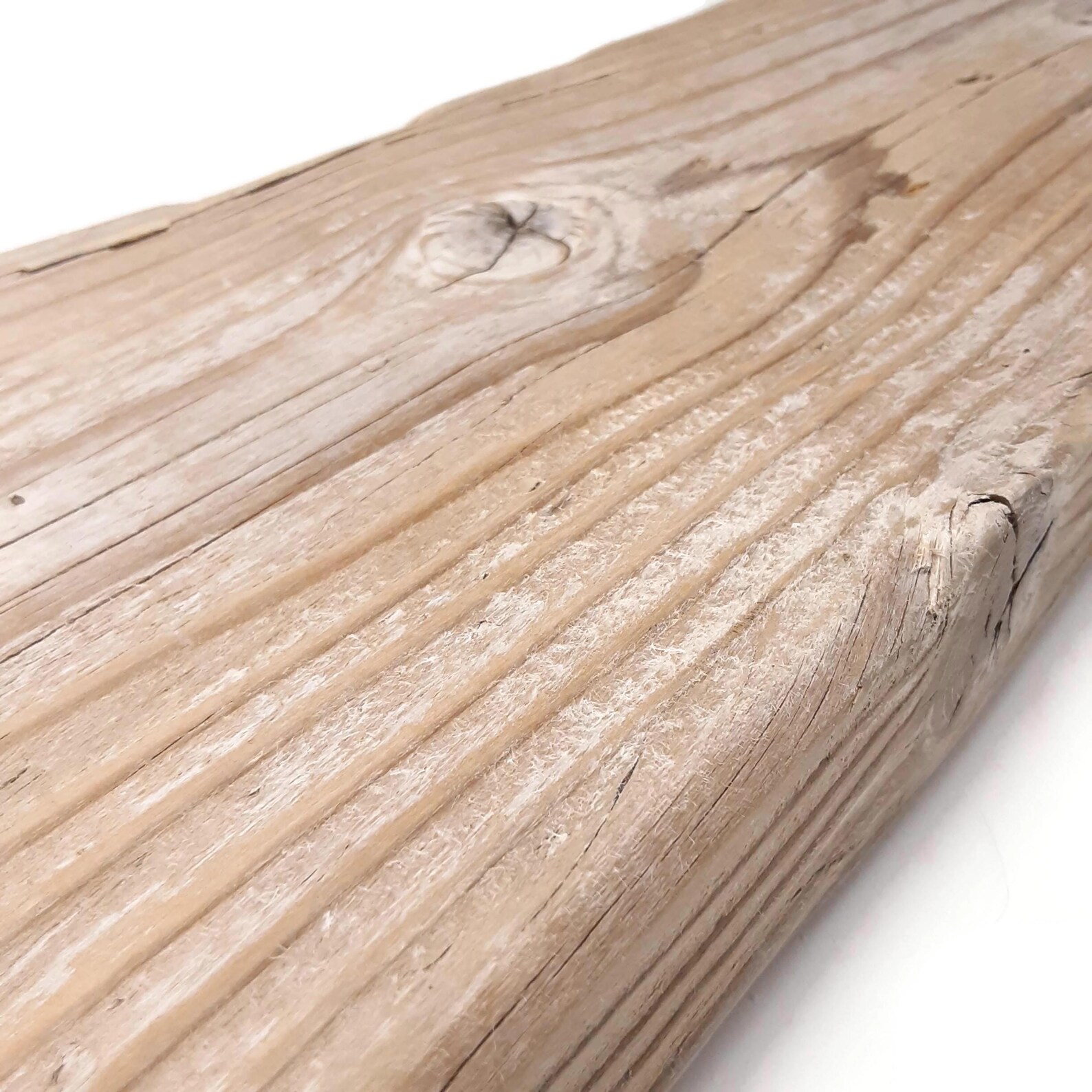 68" XL Knotty Driftwood Plank With Choppy End | Large Driftwood Shelf ...