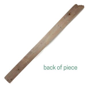 68" XL Knotty Driftwood Plank With Choppy End | Large Driftwood Shelf ...