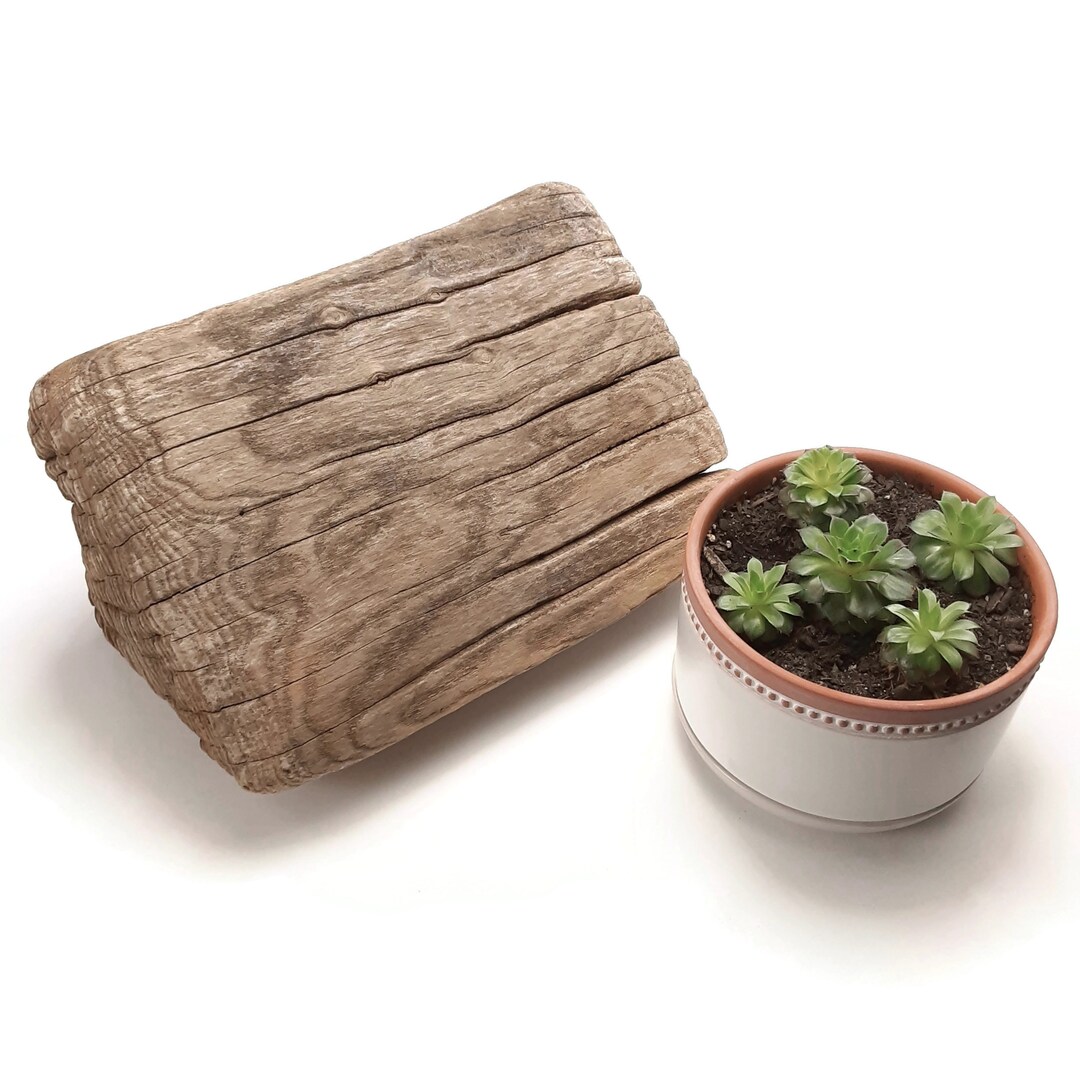 12 Driftwood Chunk With Smooth, Flat Face - Etsy