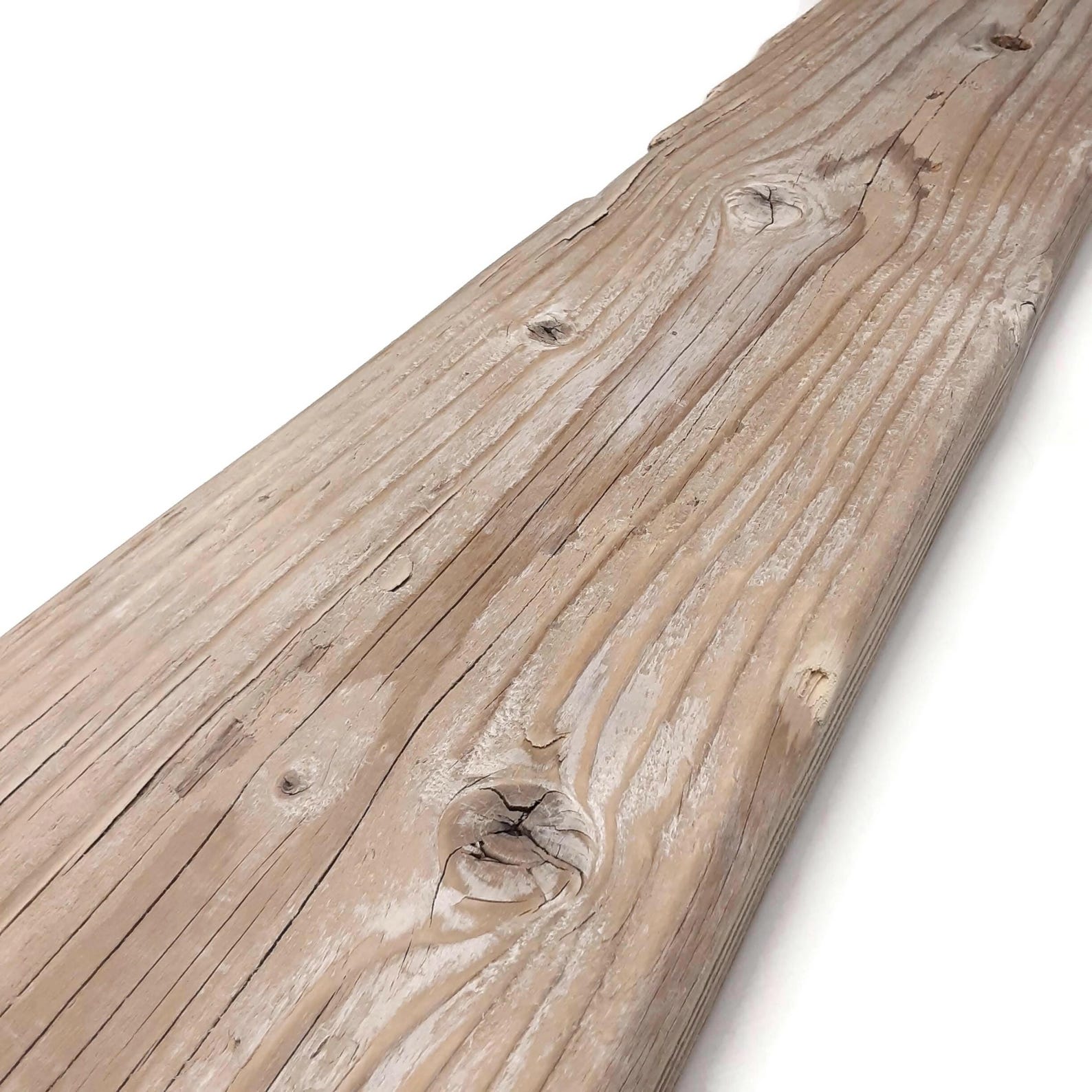 68" XL Knotty Driftwood Plank With Choppy End | Large Driftwood Shelf ...