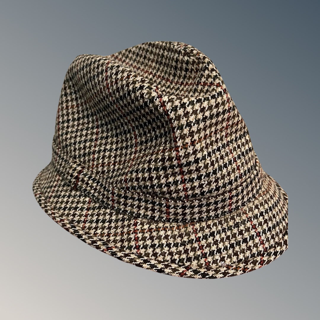 Lock & Co James St London for Brooks Brothers Houndstooth Check Wool ...