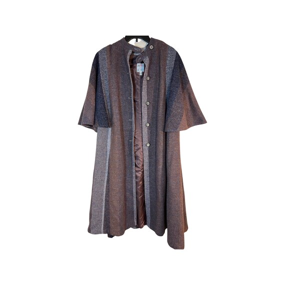 Avoca Collection Ireland Woven Long Cape Cloak Multi … - Gem