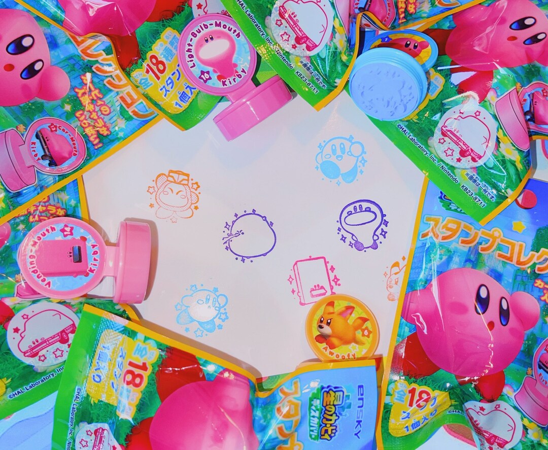Kirby & the Forgotten Land Stamps - Etsy