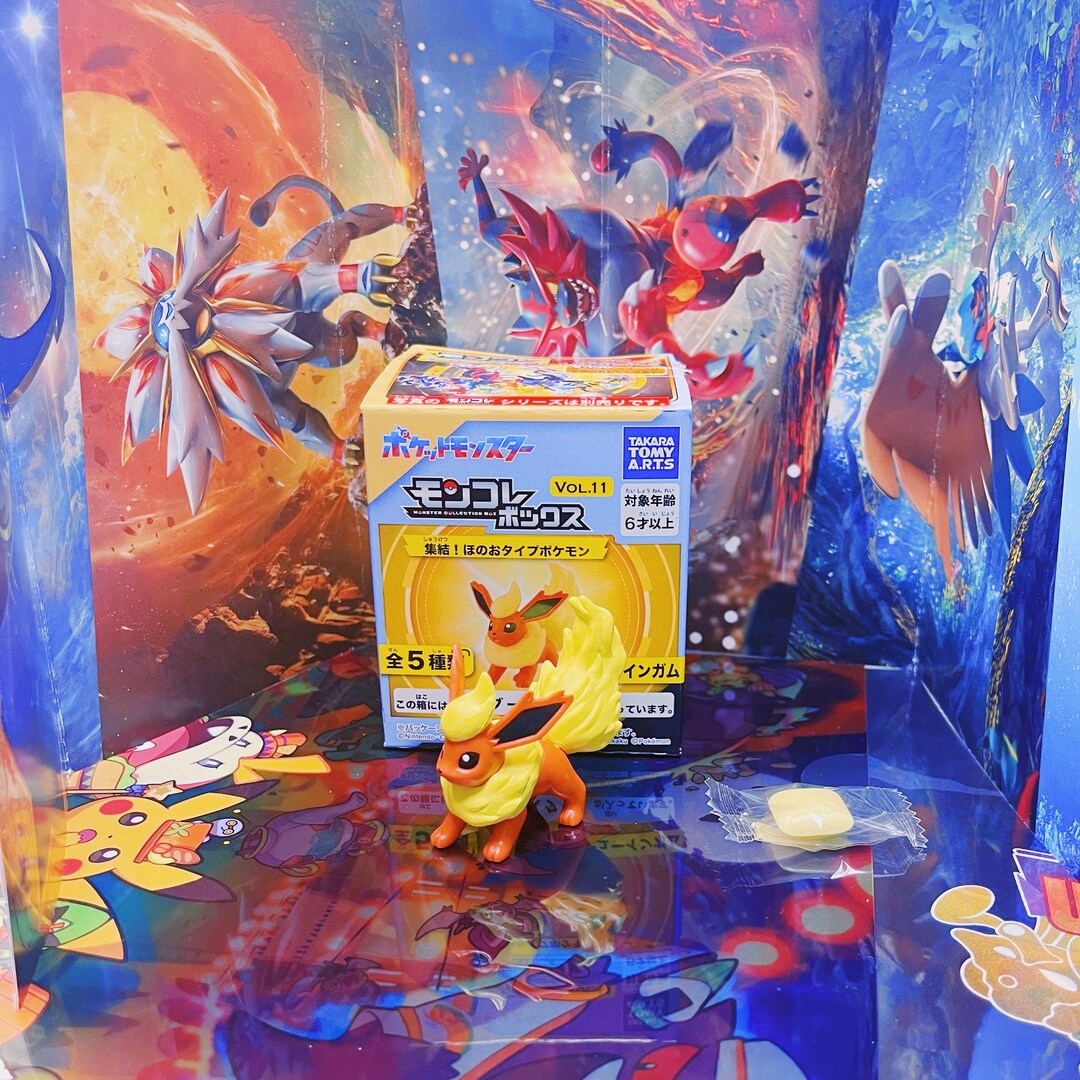 Takara Tomy A.R.T.S Pokemon Moncolle Box Vol.11 Flareon - Etsy
