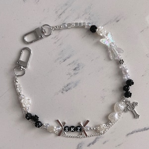 Customizable Kpop SKZ Phone Bag Chain Charm Necklace - Etsy