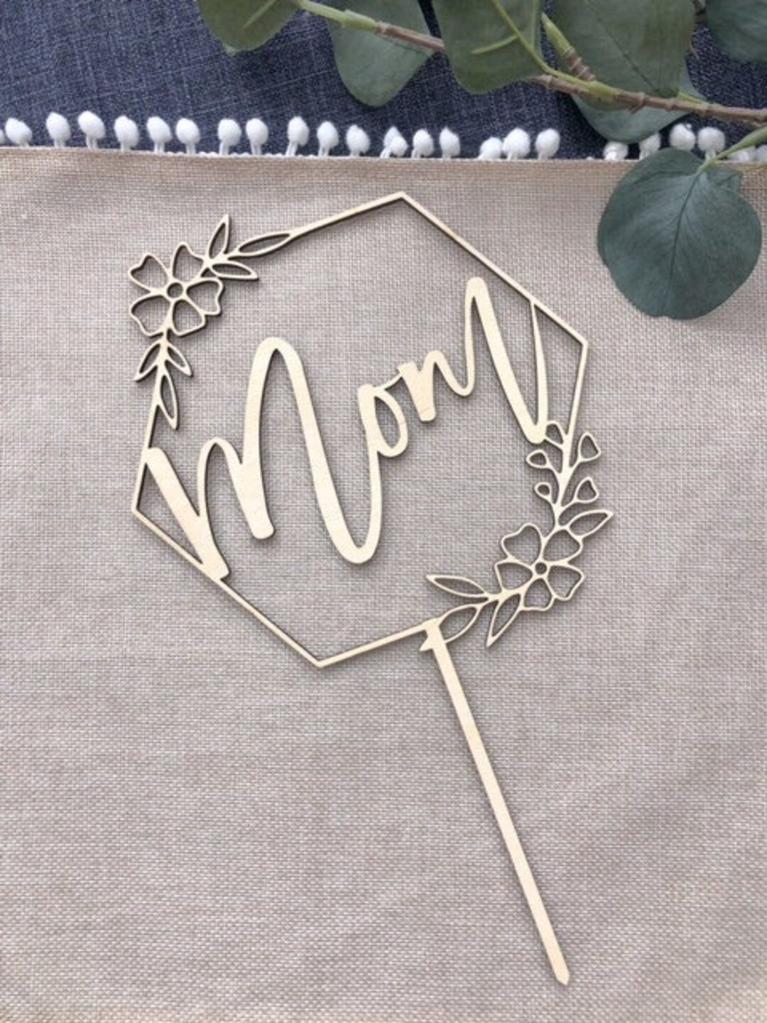 Mother's Day Cake Topper Mom Grandma Custom Cake - Etsy