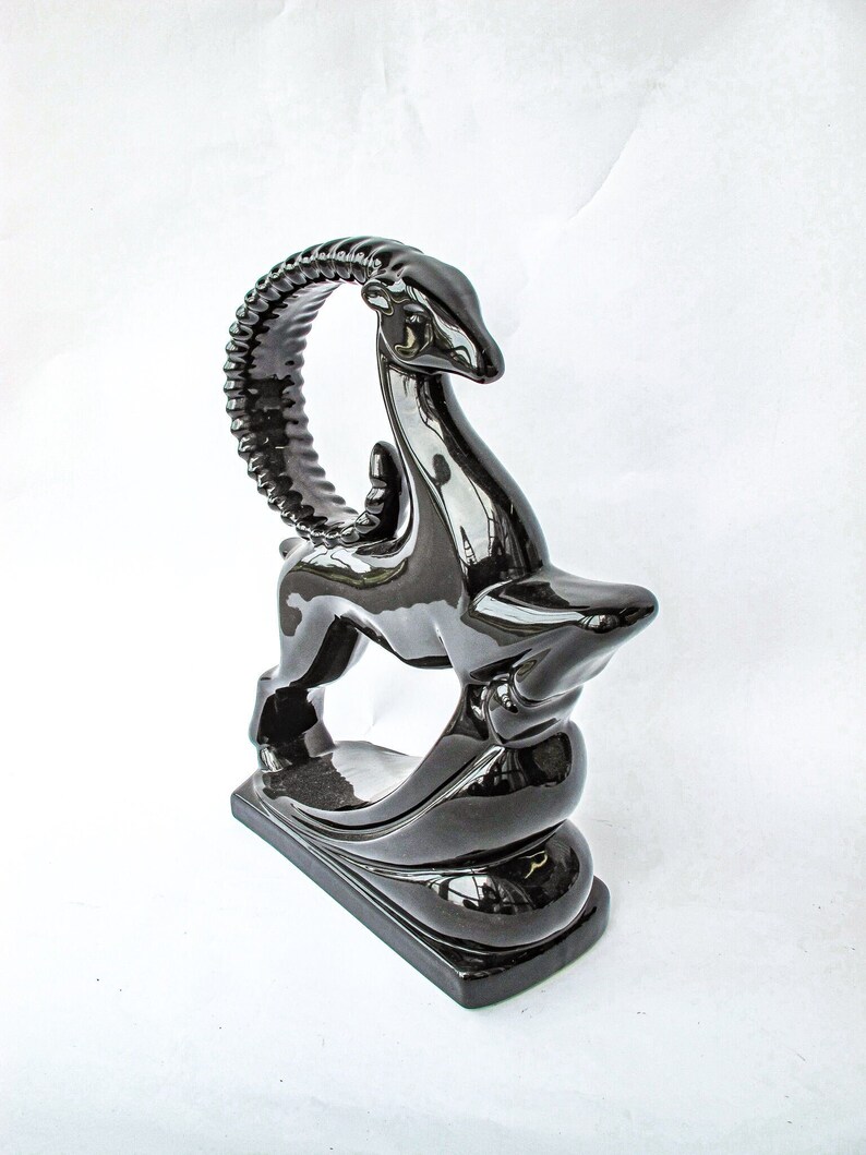 Haeger Ceramic Gazelle Sculpture Statue - Etsy