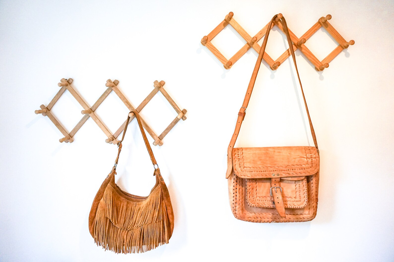 Wood Accordion Wall Peg Racks sold Individually | Etsy