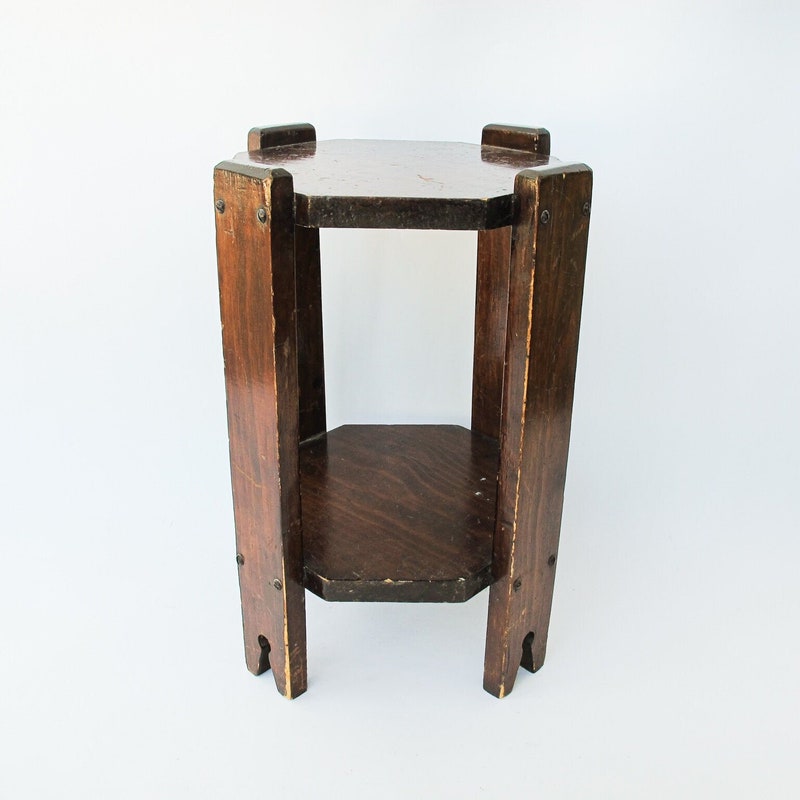 Primitive Side Table - Etsy