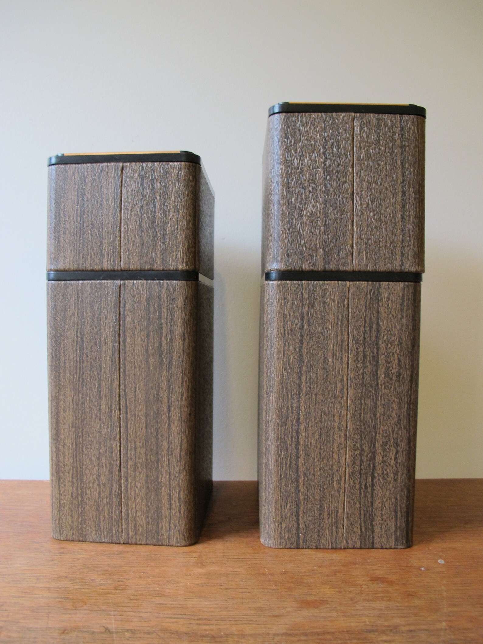 Midcentury Stackable Canister Set With Copper Flashed Lids - Etsy