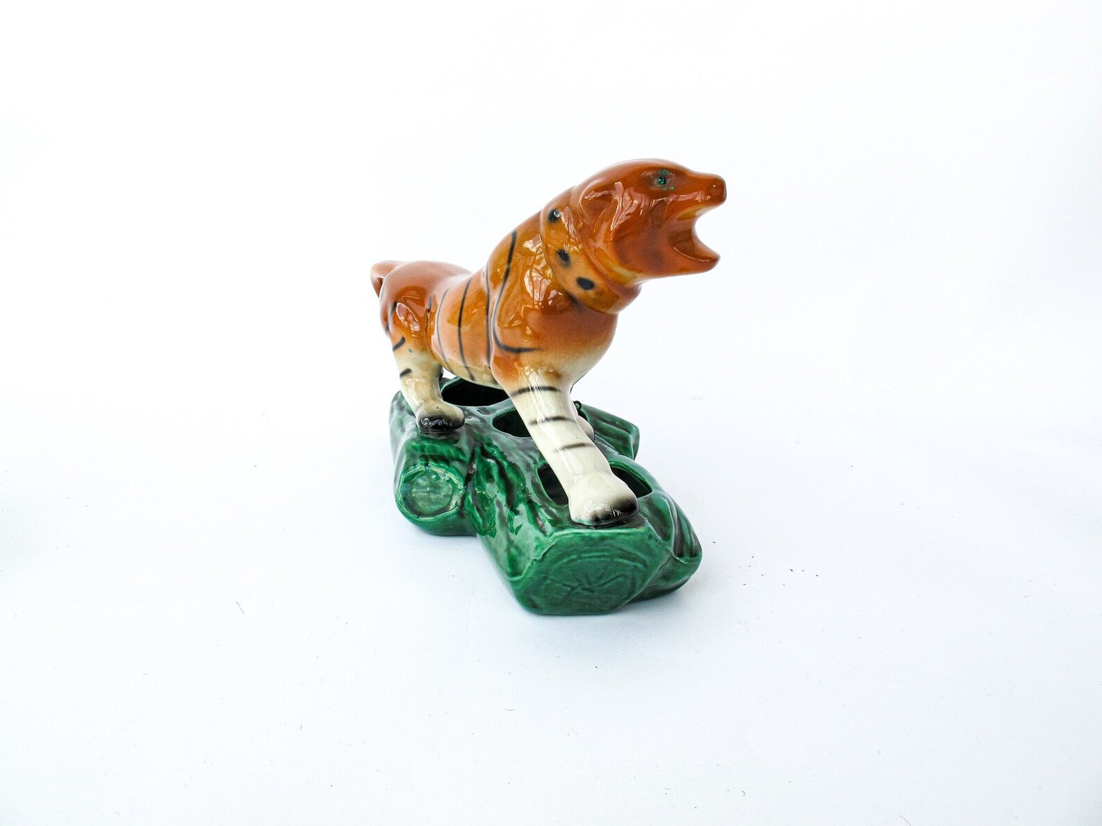 Ceramic Tiger Planter Statue - Etsy