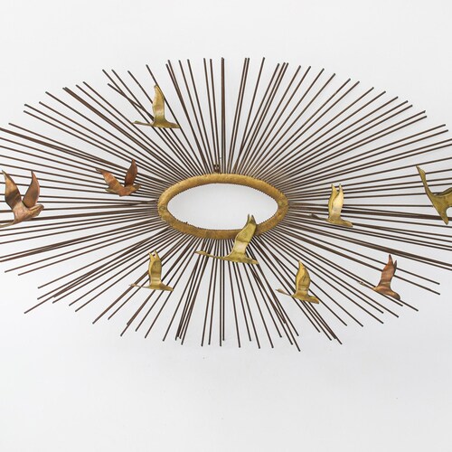 Starburst Curtis Jere Style Sculptural Wall Art - Etsy