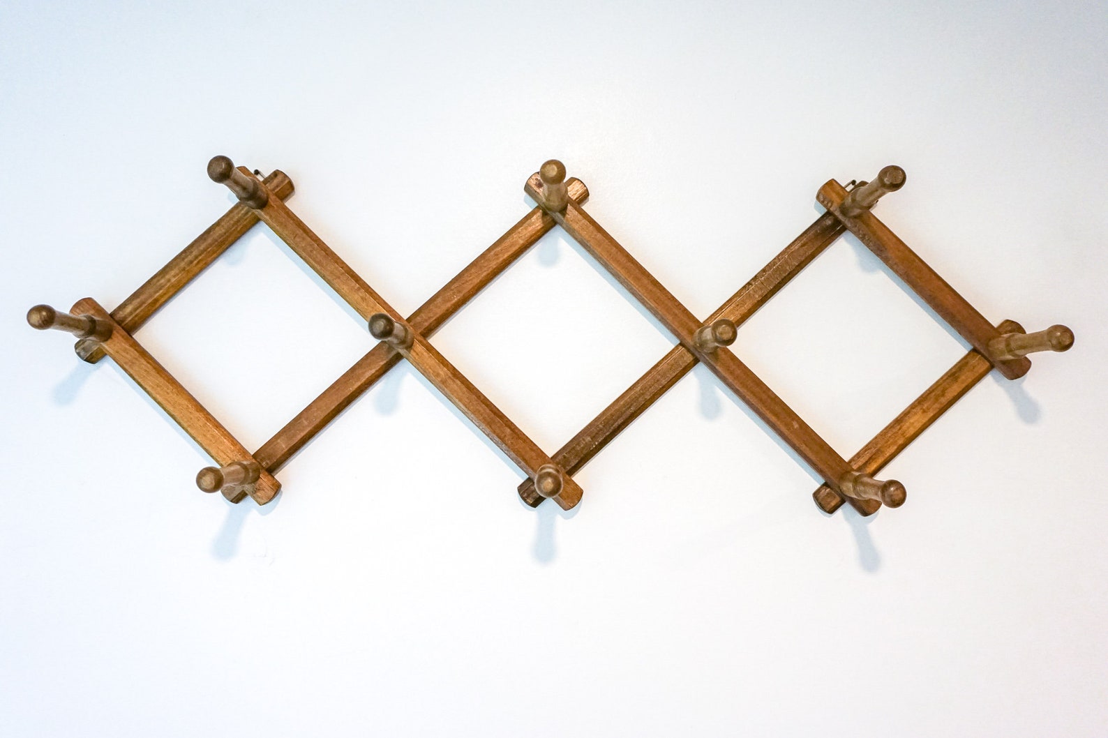Wood Accordion Wall Peg Racks sold Individually | Etsy