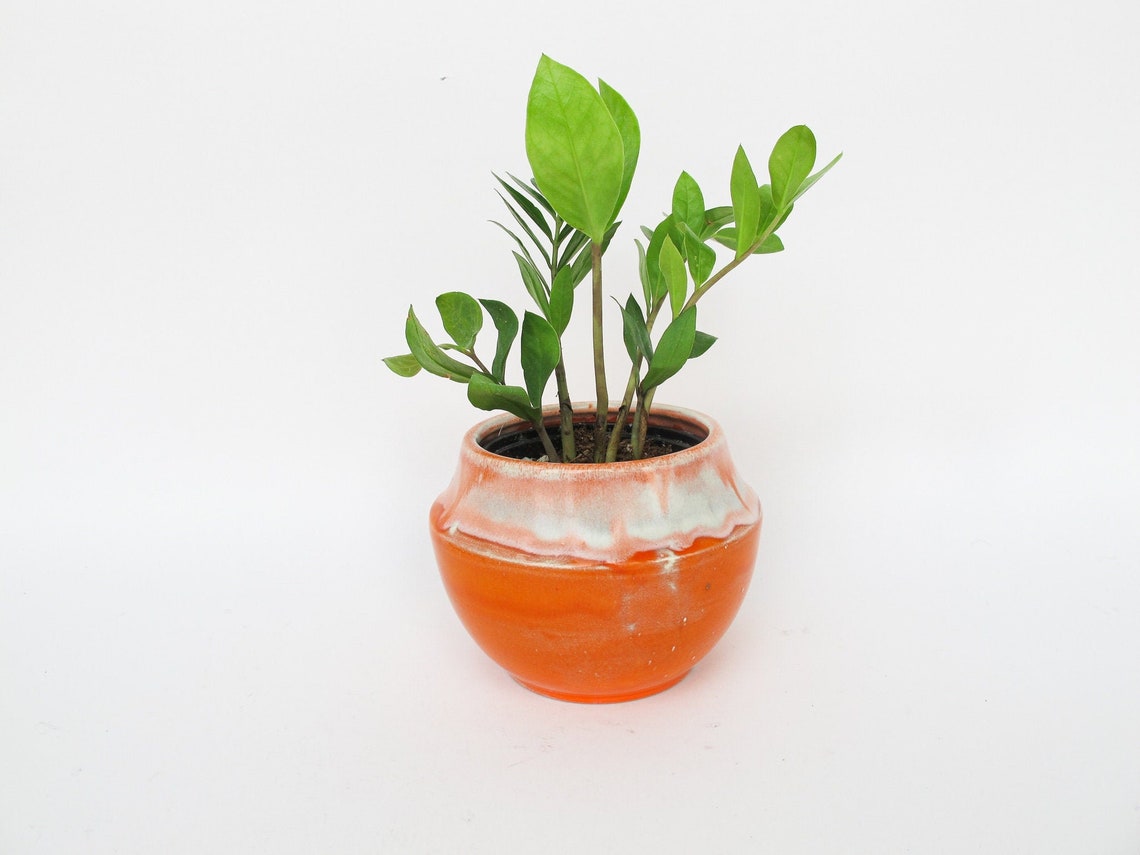 Volcano Ceramic Pottery Plant Pot Made in USA - Etsy