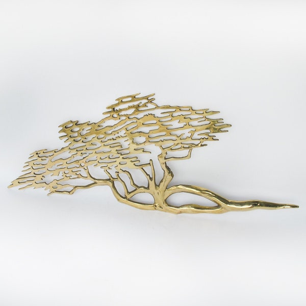 Brass Bonsai Wall Art - Etsy