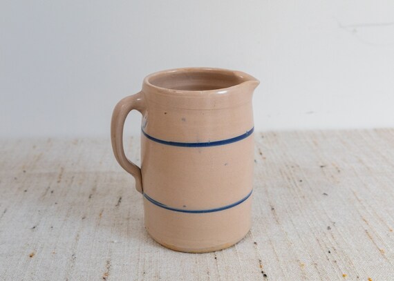 Clay Stoneware Water Pitcher - Etsy