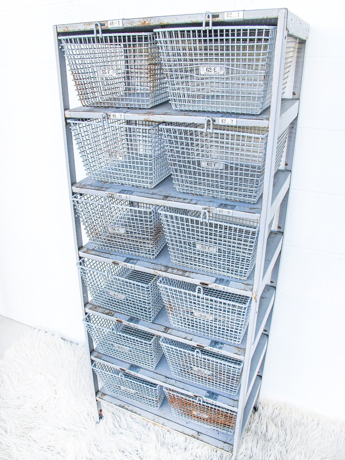 Locker Basket Tower With Twelve Baskets - Etsy