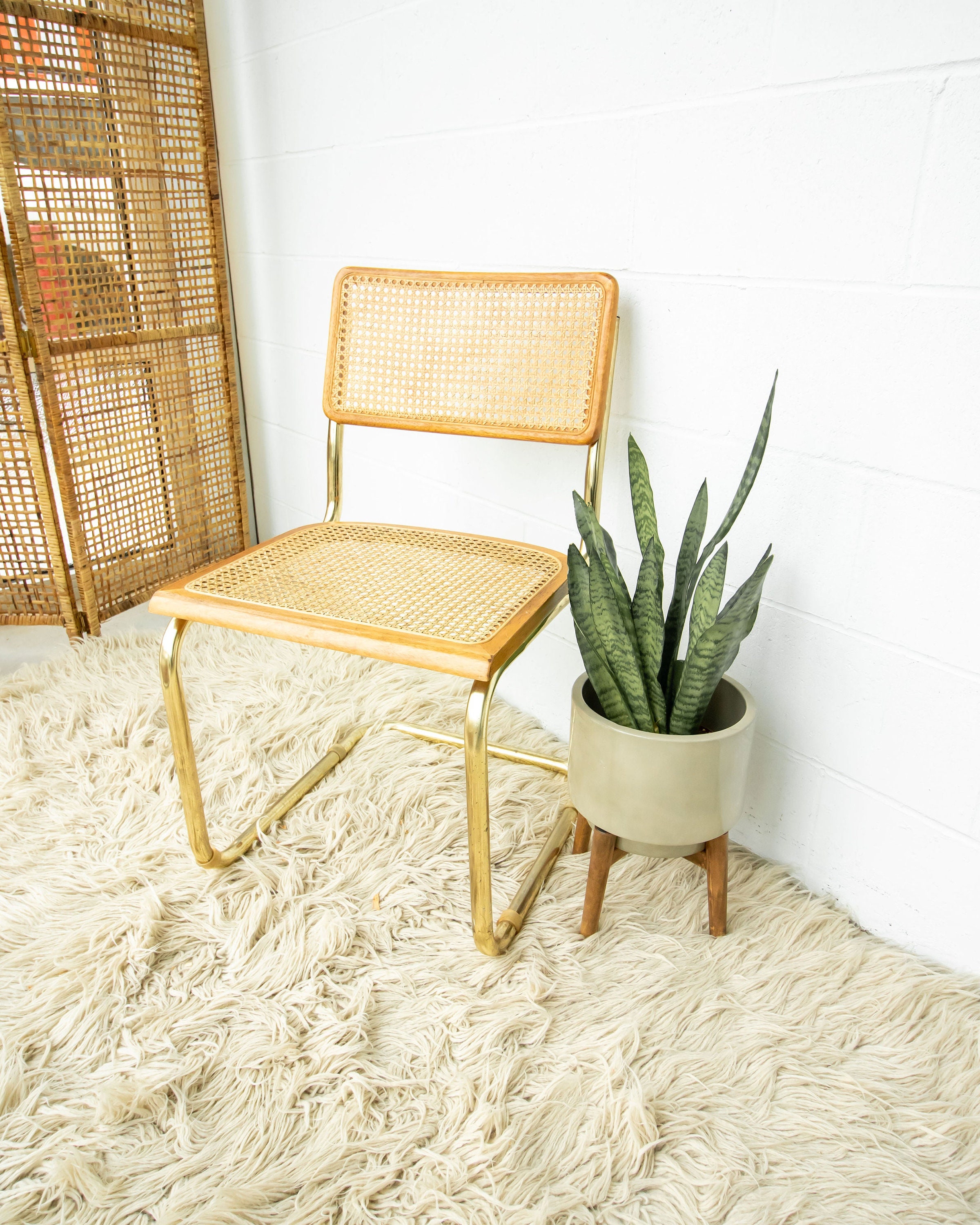 Gold cesca chair store