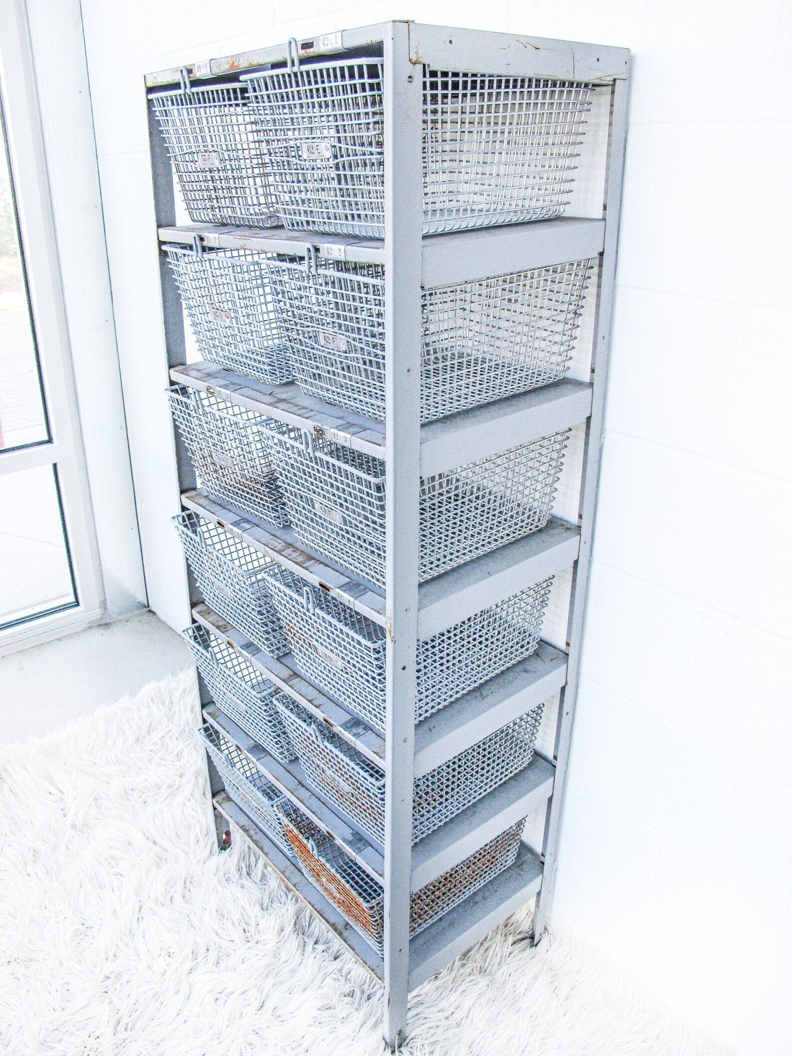 Locker Basket Tower With Twelve Baskets - Etsy
