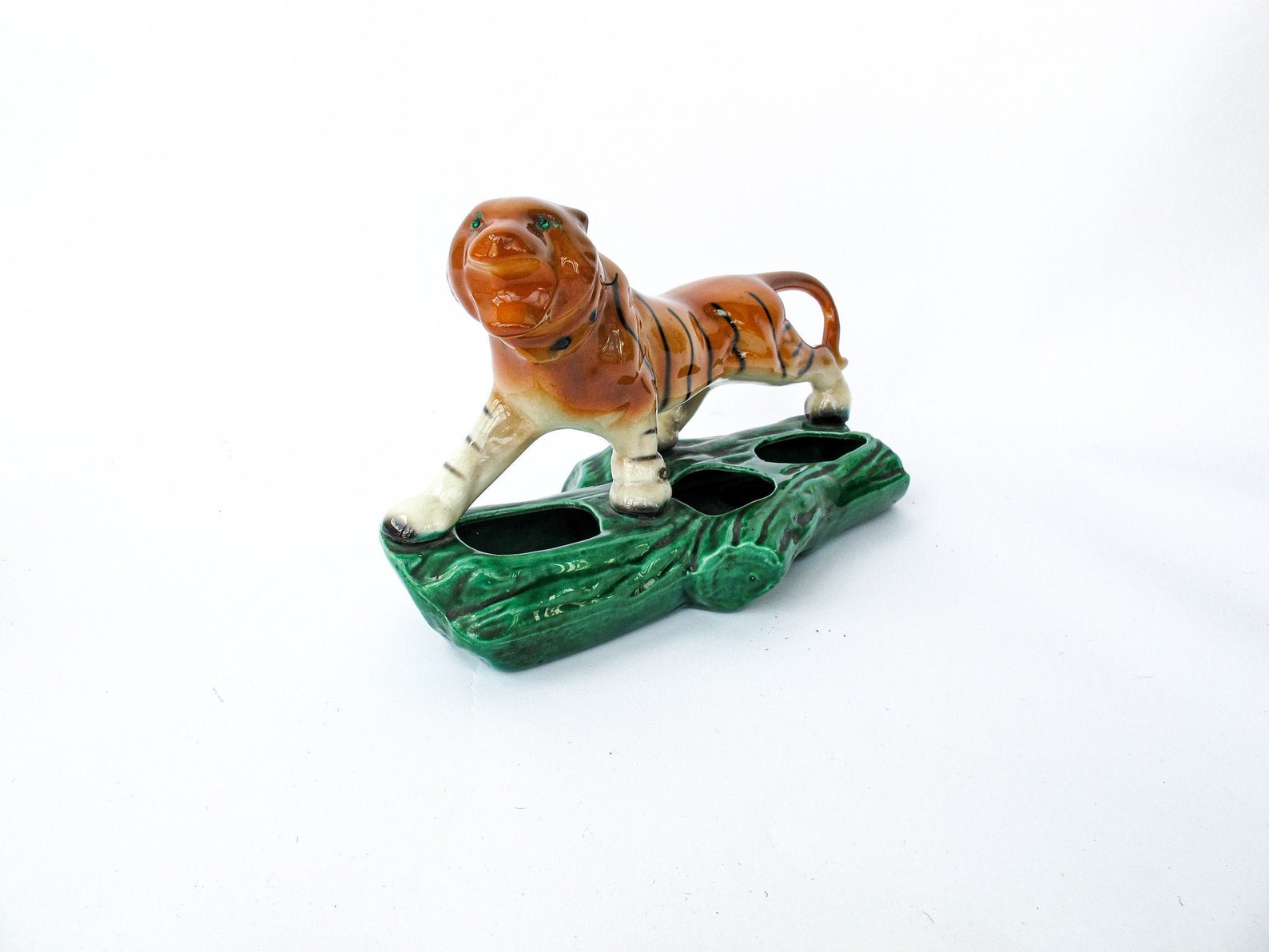 Ceramic Tiger Planter Statue | Etsy