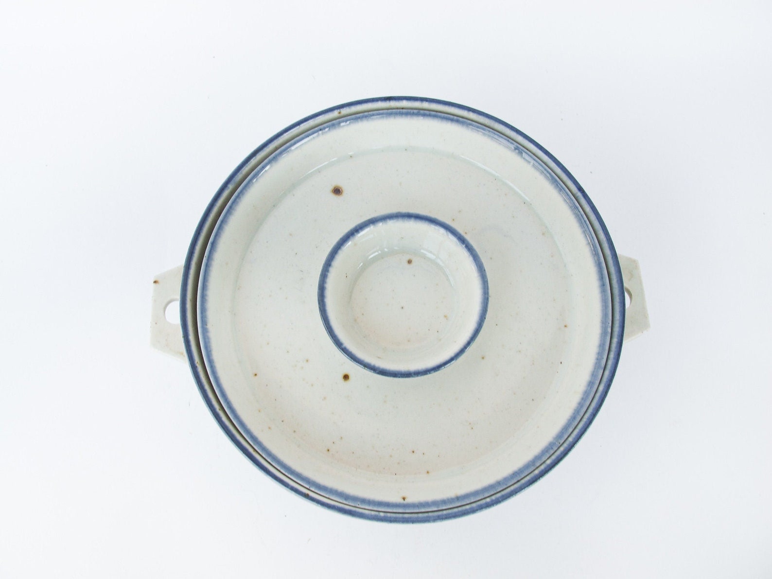 Dansk Blue Mist Niels Refsgaard White and Blue Ceramic Stew - Etsy