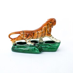 Ceramic Tiger Planter Statue - Etsy