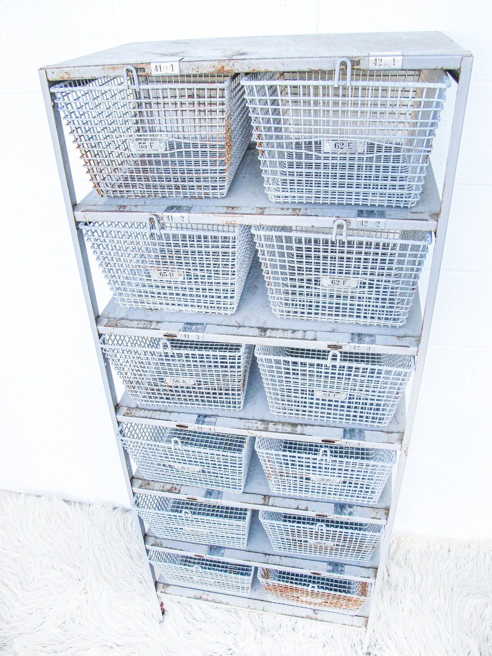 Locker Basket Tower With Twelve Baskets - Etsy