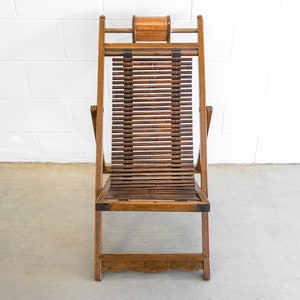Folding Teak Lounge Chair From Thailand - Etsy