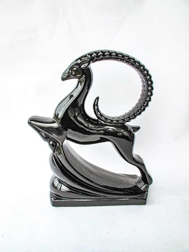 Haeger Ceramic Gazelle Sculpture Statue - Etsy