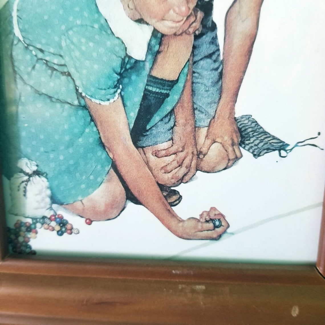 Norman Rockwell Marble Champions Art Print Framed Wall Art - Etsy