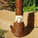 Vintage Art Ceramics Brown Vase Music Vase Flower Vase - Etsy